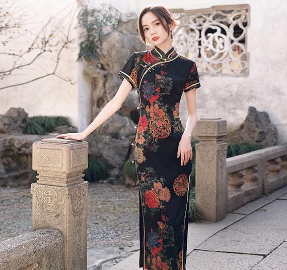 Traditional Qipao Black