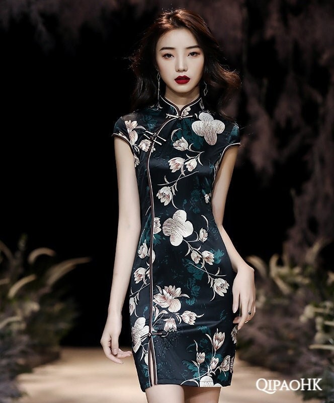 Short Bodycon Qipao Modern Qipao Traditional Chinese Qipao - Etsy
