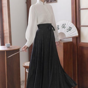 Black Hanfu Hanfu Dress Women Hanfu Skirt With White Tops - Etsy