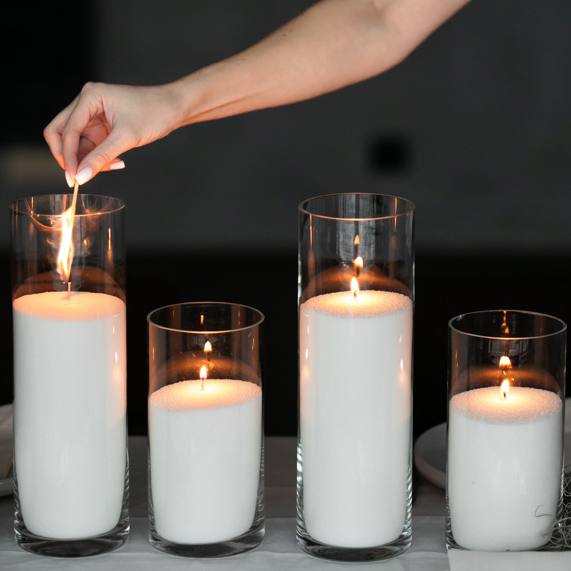47.5kg /105lbs Bulk Pearled Candle Sand +1250 Wicks Included Scent-free ...
