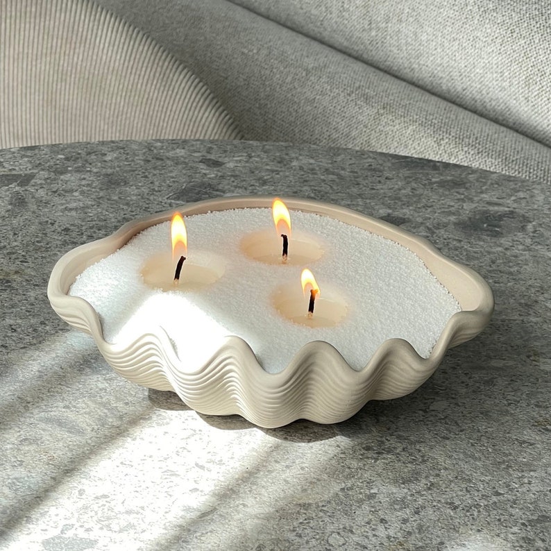 3-pack Candle Sand Set, 1.95 Kg/4.2 Lb Total With 60 Wicks: Pearled ...