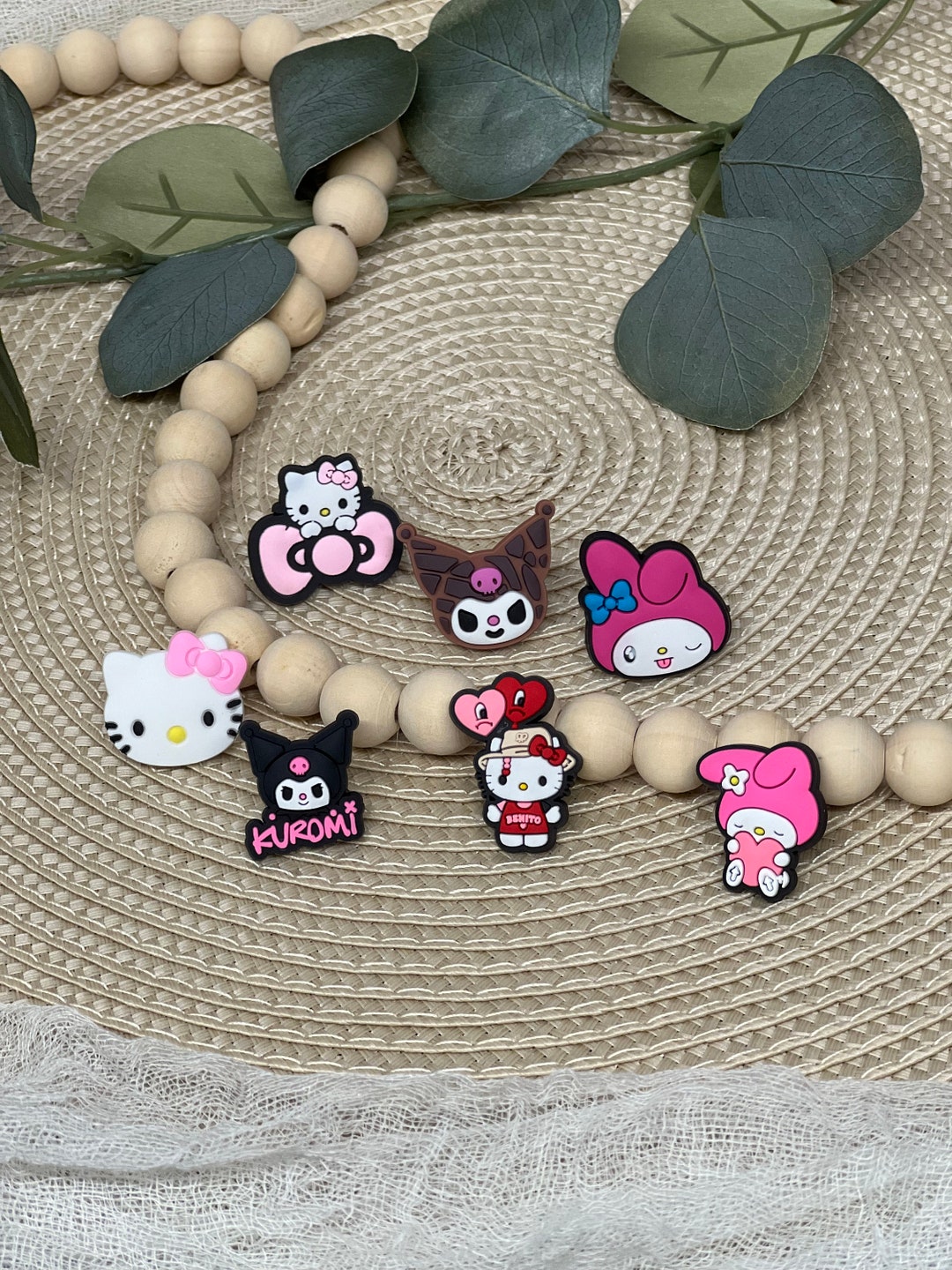 Cute Straw Topper, Kitty Charm, Japanese, White Cat, Straw Covers for ...