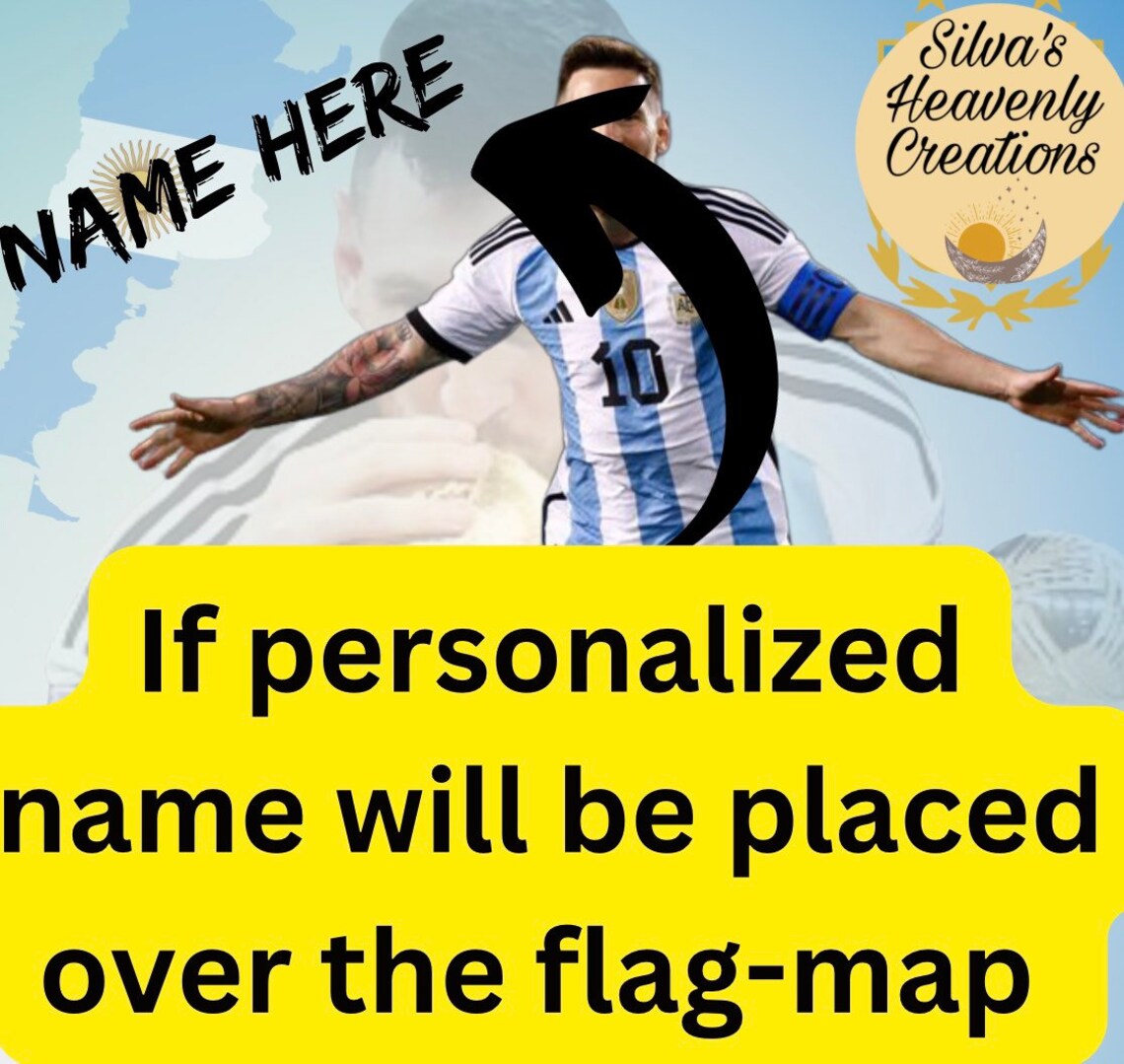 World Cup Argentina Messi Soccer Valentines Day Gift - Etsy