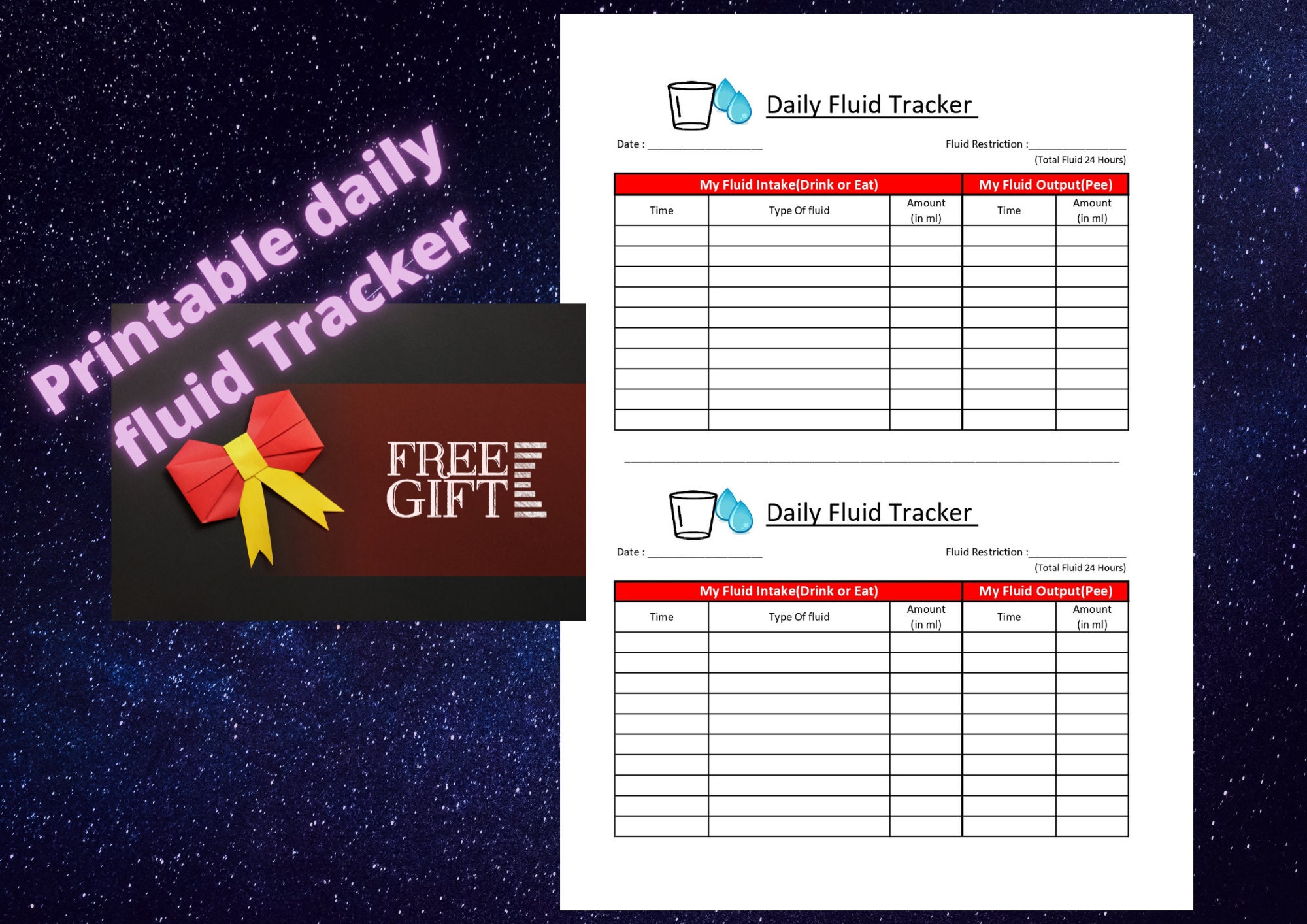 Heart Failure Self-care Diary, Blood Pressure, Heart Rate and Weight ...