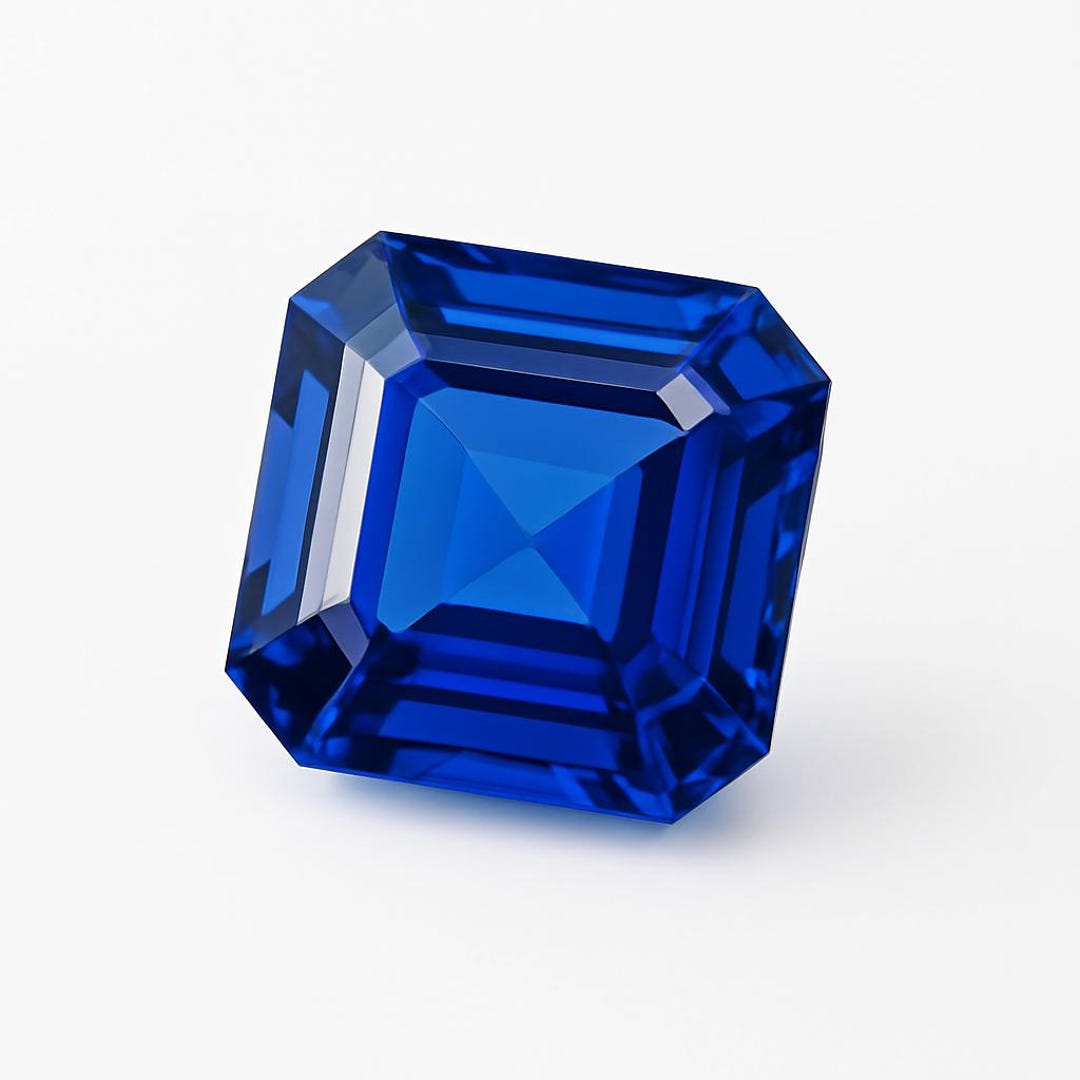 25.50 Ct Royal Blue Ceylon Sapphire Octagon Cut Loose Gemstone - Etsy
