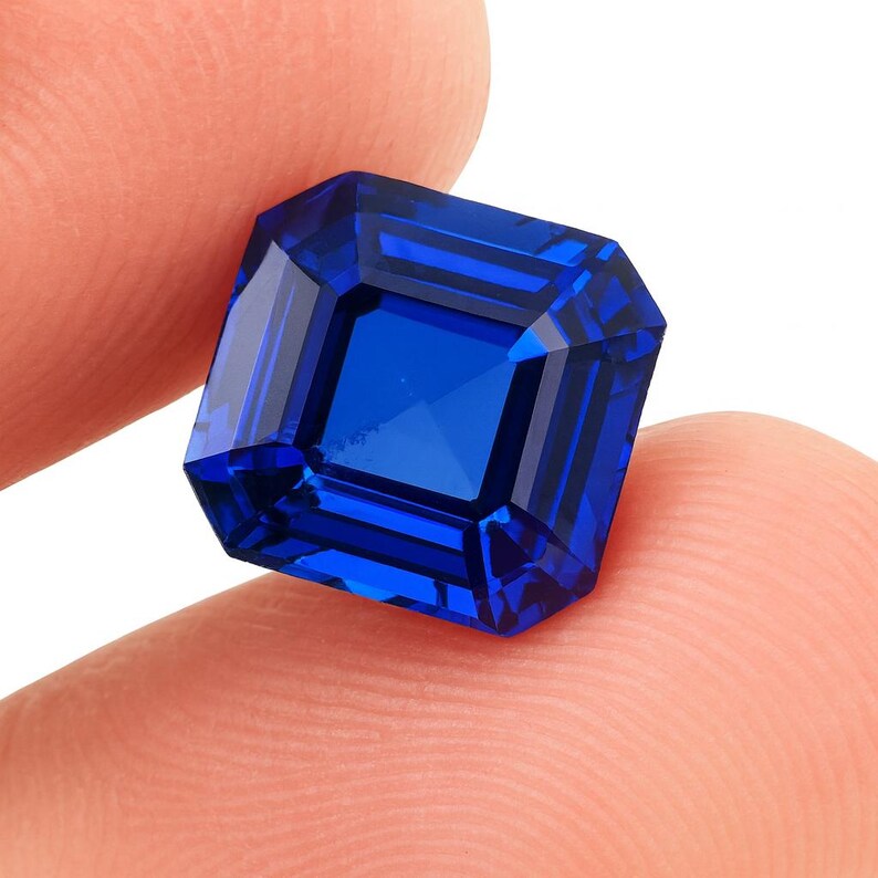 25.50 Ct Royal Blue Ceylon Sapphire Octagon Cut Loose Gemstone - Etsy
