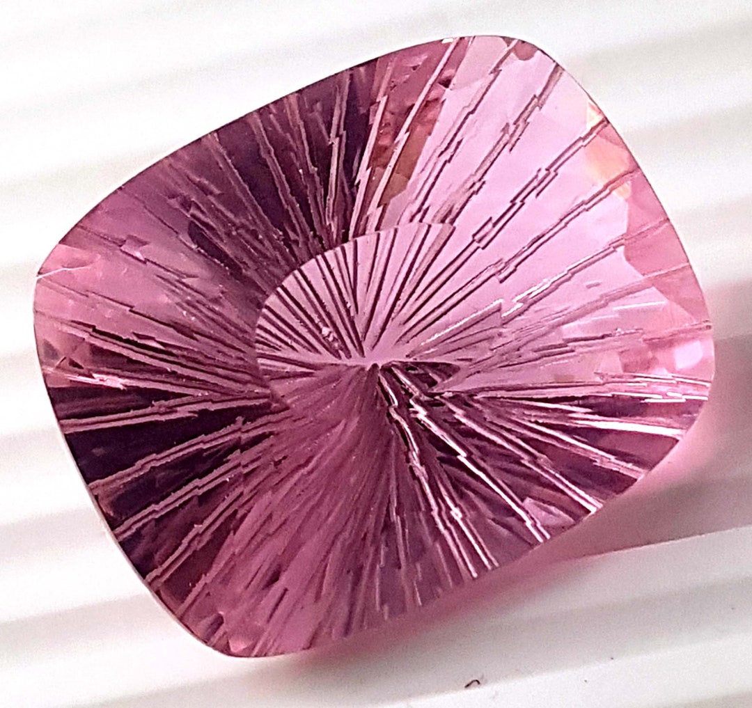 Pink Topaz Cushion Cut| Pink Topaz Starbrite Cut| Jewelry and Pendant ...