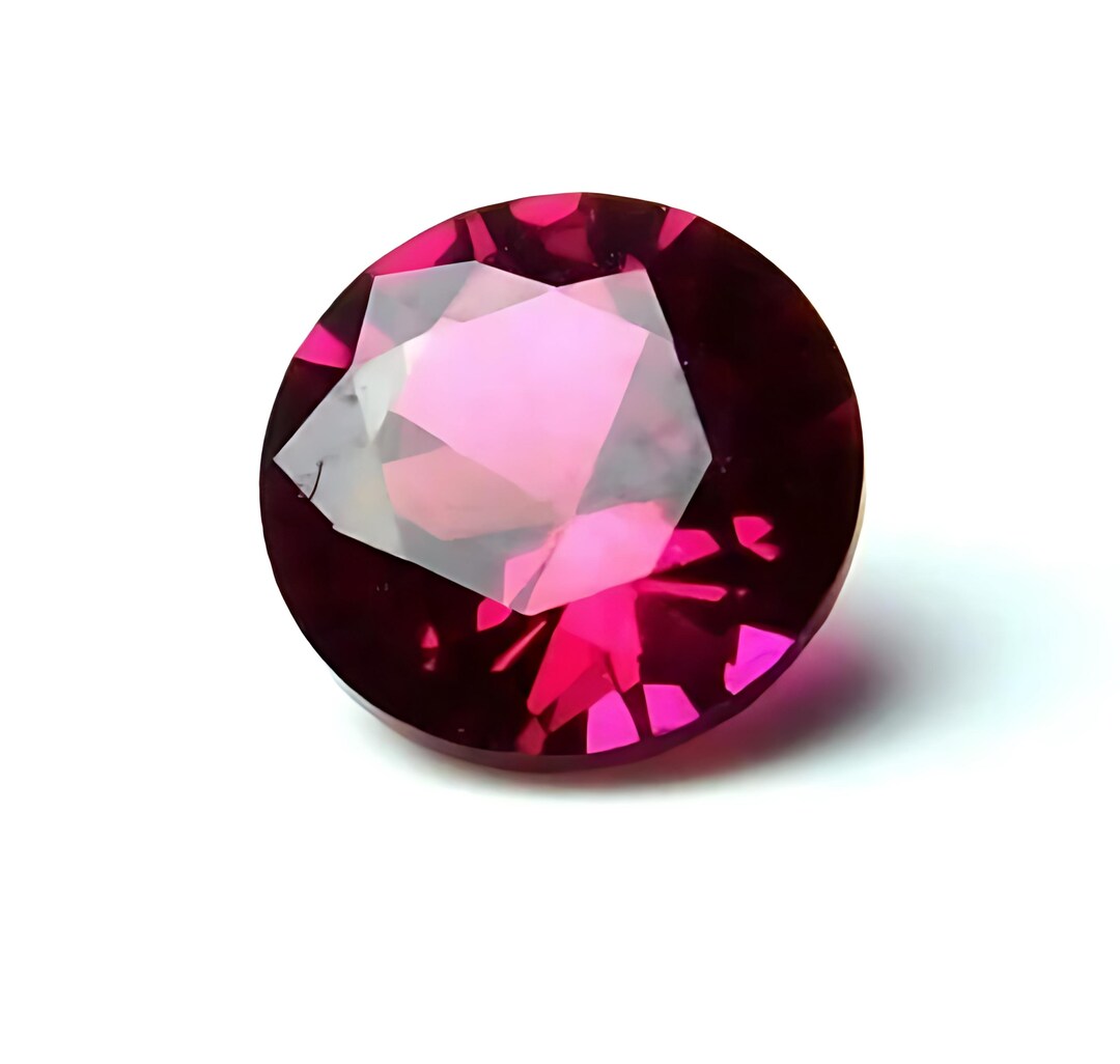 12 Carat Natural Ruby Pink Round Gemstone | Pink Ruby Gemstone | Ruby ...