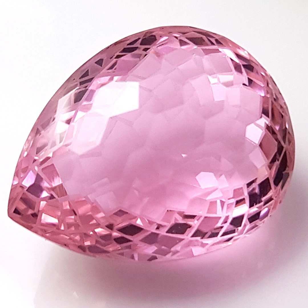 Light Baby Pink Kunzite Gemstone Pear Shape Flawless Kunzite Gemstone ...
