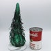 Blown Glass Pine Tree Sculptures in Winter Green - Etsy