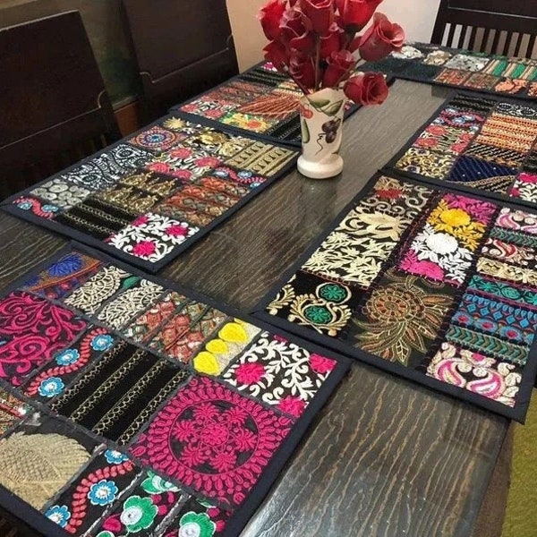Patchwork Placemats - Etsy