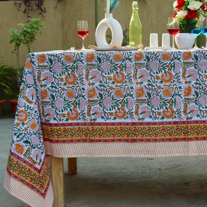 Flower Table Cloth - Etsy
