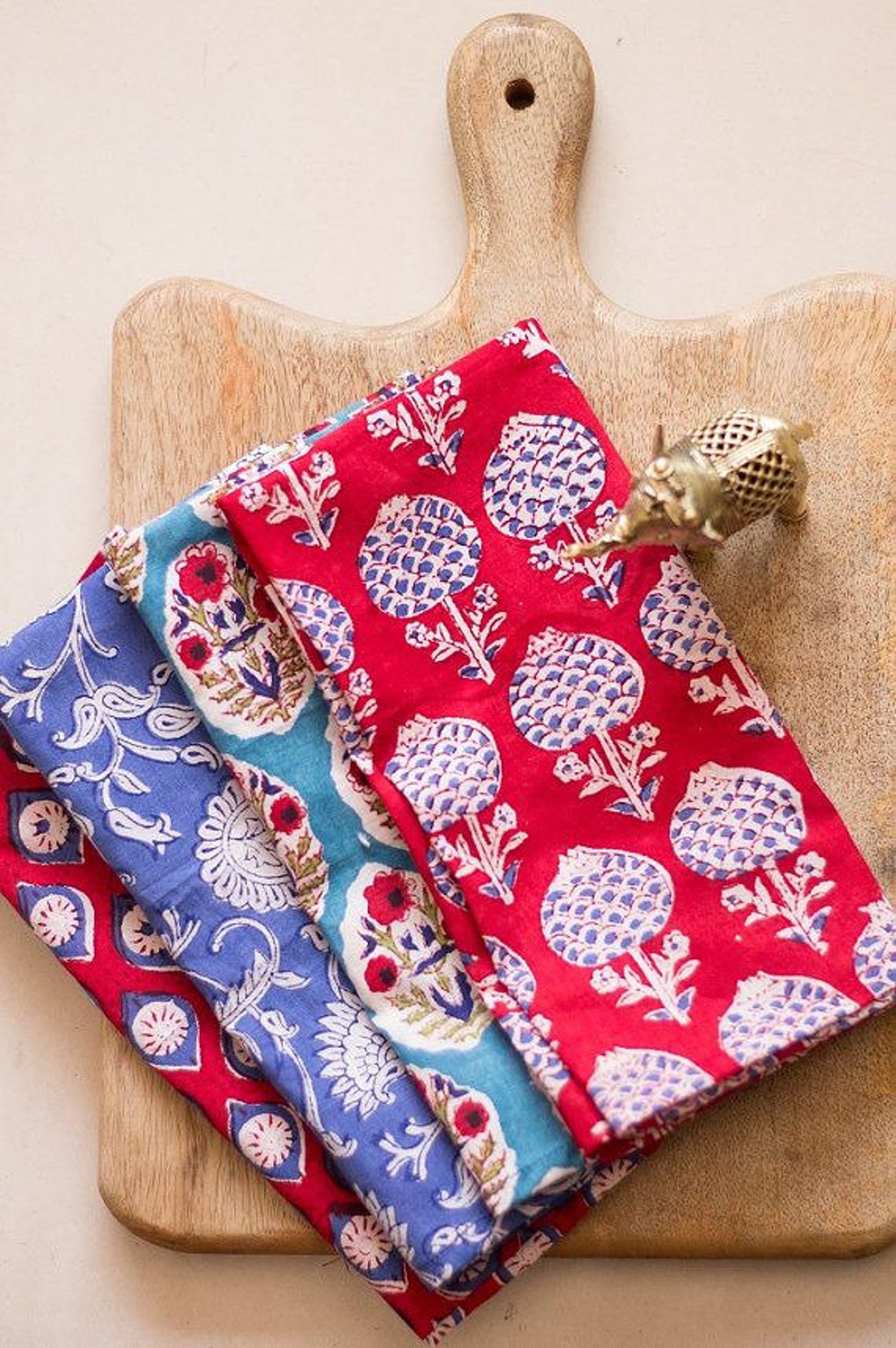 100pc Wholesale Lot of Napkins Set Cotton Hand Printed Mix and - Etsy