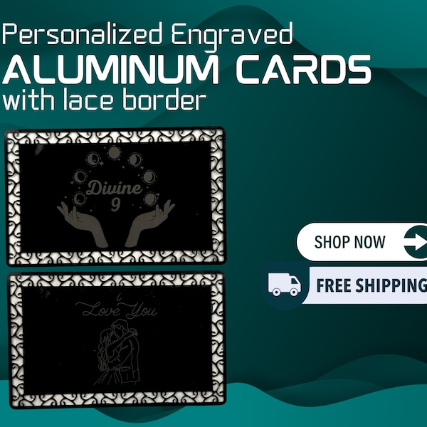 Metal Engraved Business Card Qr Code - Etsy