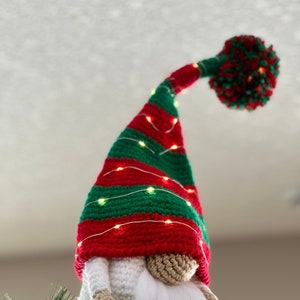 Crochet Gnome Tree Topper Pattern - Etsy