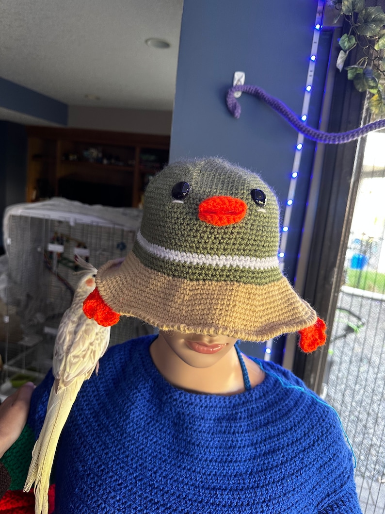 Duck Hat Crochet Pattern - Etsy