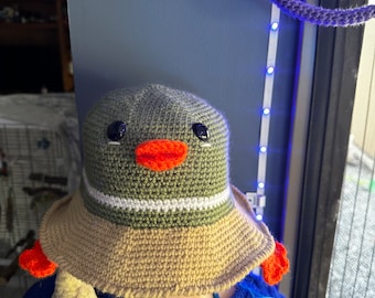 Duck Bucket Hat Crochet - Etsy