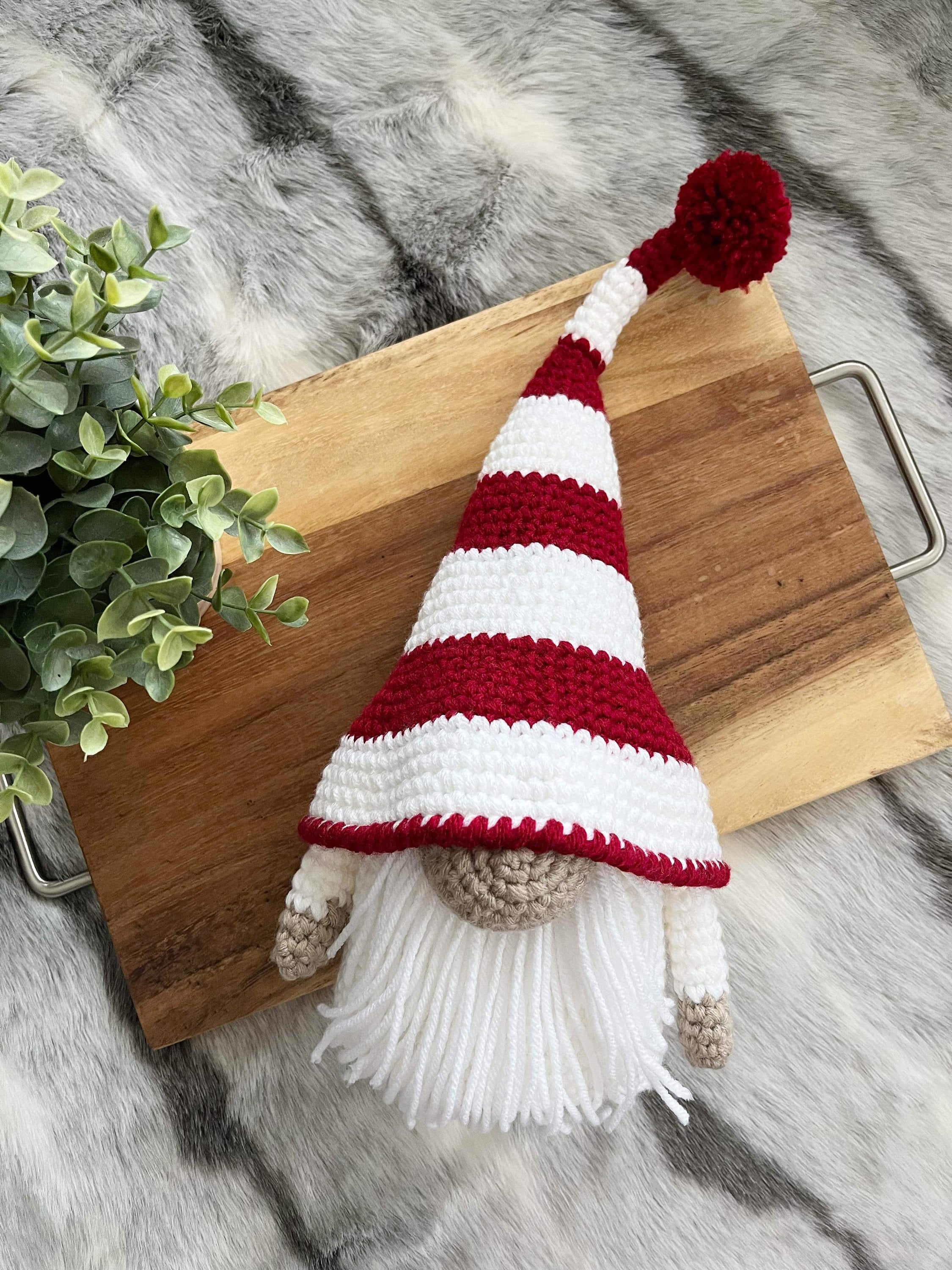 Crochet Gnome Tree Topper Pattern - Etsy