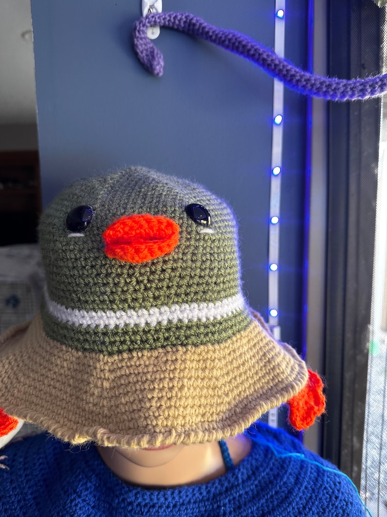 Duck Hat Crochet Pattern - Etsy