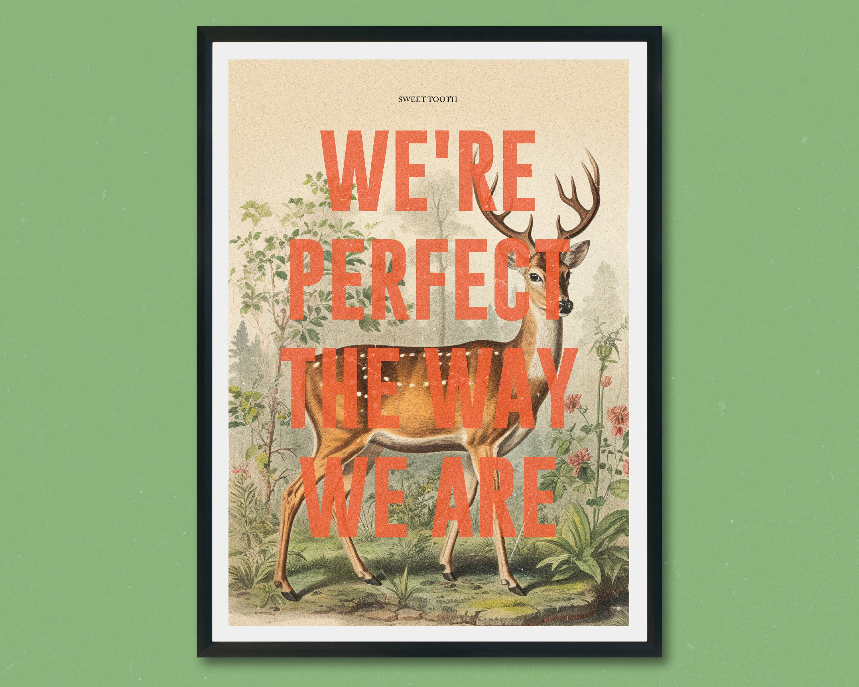 Sweet Tooth Poster, TV Series Poster, Sweet Tooth Print, Retro Modern ...