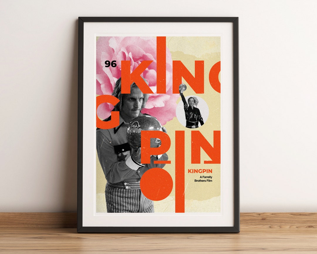 Kingpin Movie Poster Print Home Wall Decor, Cornetto Poster, Bill ...