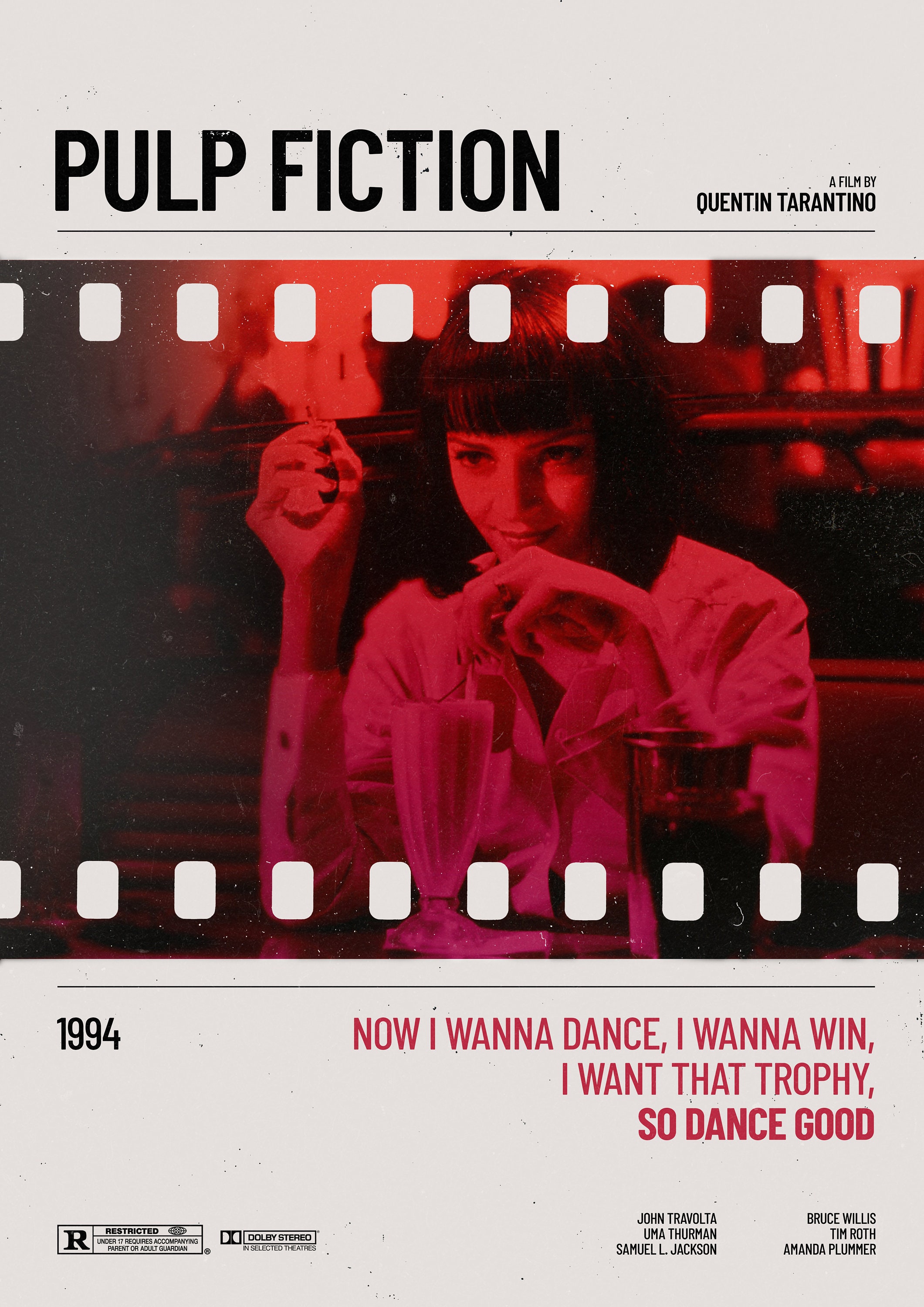 Pulp Fiction Movie Poster, Cinema Art, Film Poster, Movie Scene ...