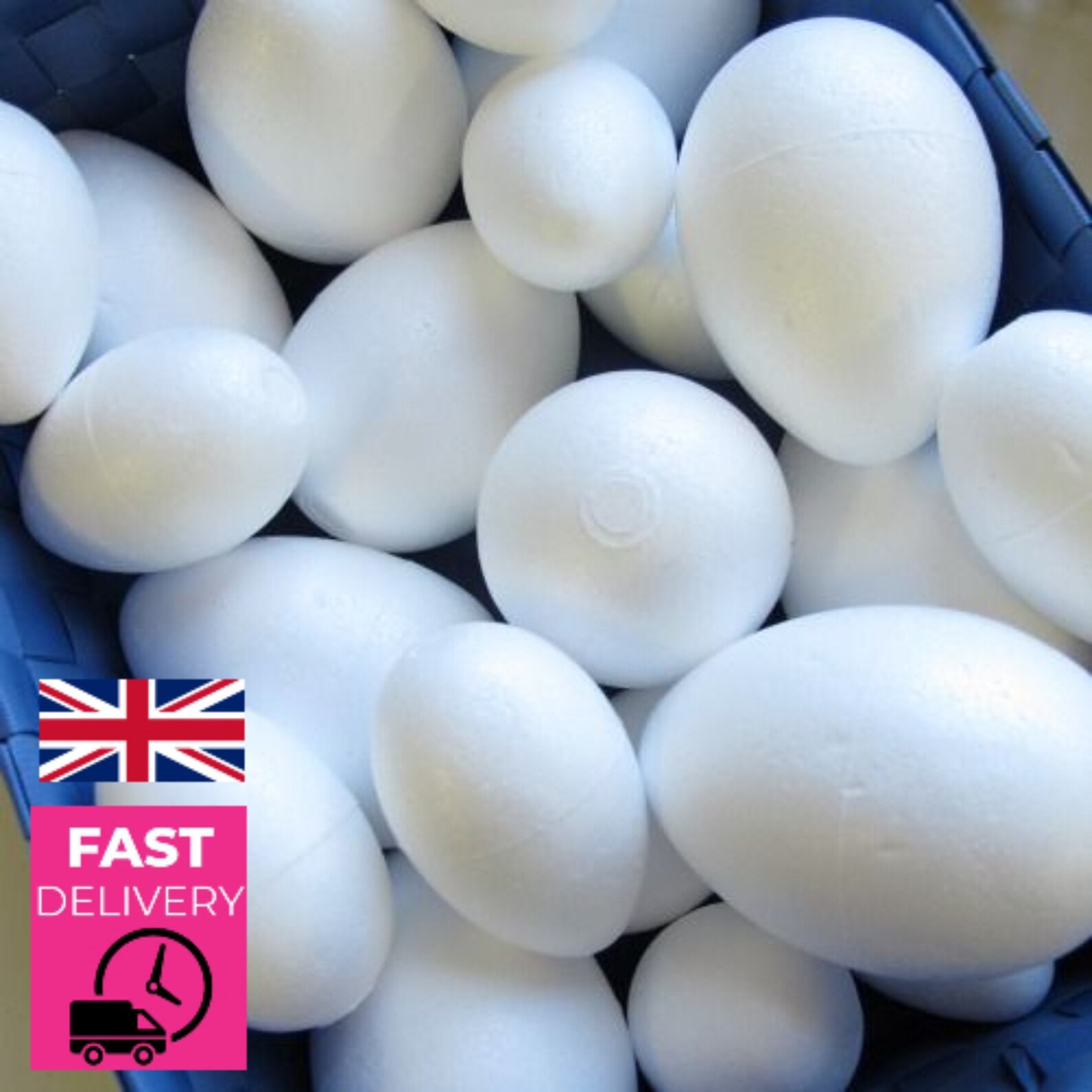 Polystyrene Eggs Kids Crafts Easter Modelling Decorating Christmas ...