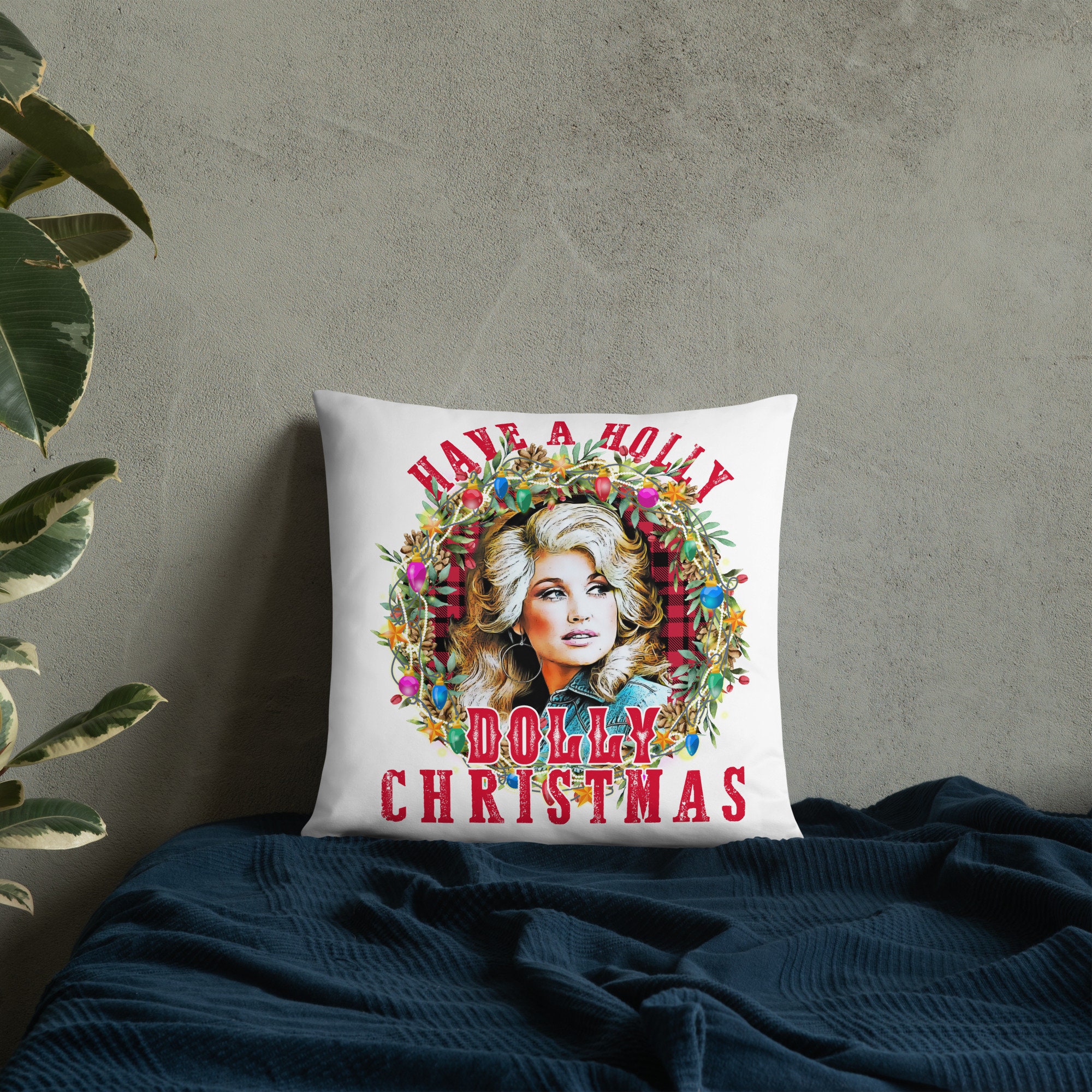 Have A Holly Dolly Christmas Dolly Parton Christmas Throw - Etsy
