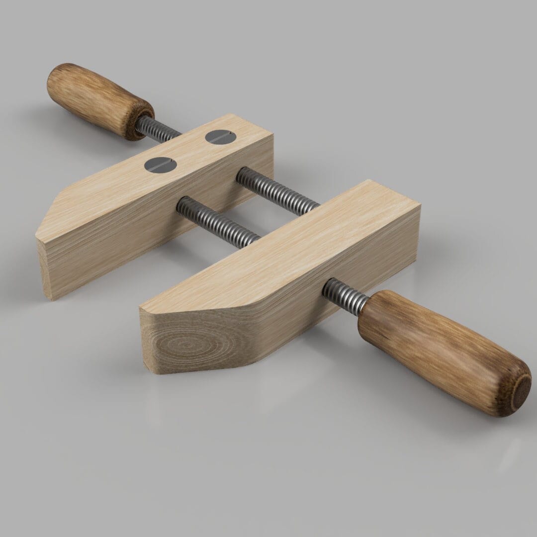 DIY Wooden Clamps Plan _ Woodworking Tools - Etsy