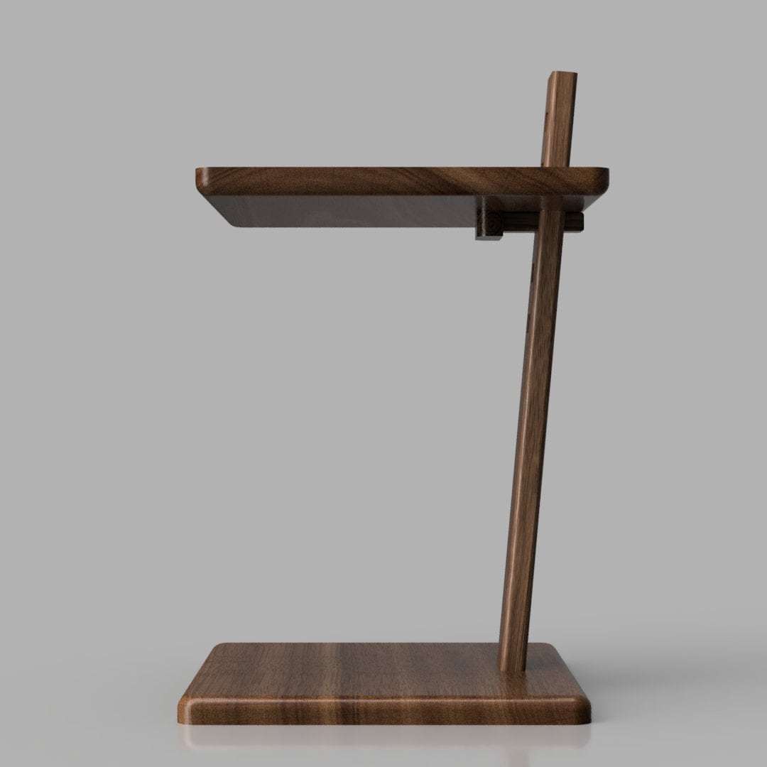 DIY Side Table With Adjustable Height Plan - DIY Easy to Build Project ...