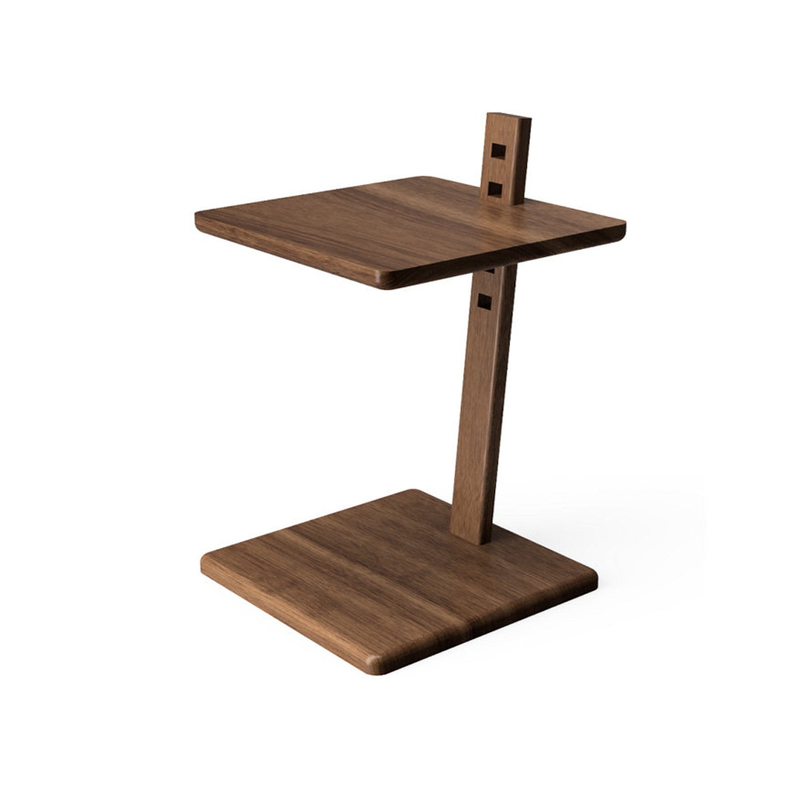 DIY Side Table With Adjustable Height Plan - DIY Easy to Build Project ...