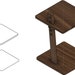 DIY Side Table With Adjustable Height Plan - DIY Easy to Build Project ...