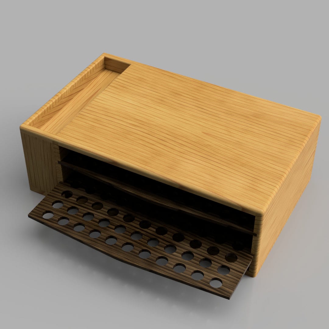 Wooden Espresso Machine Stand Plan for Capsules . DIY Woodworking Plan ...