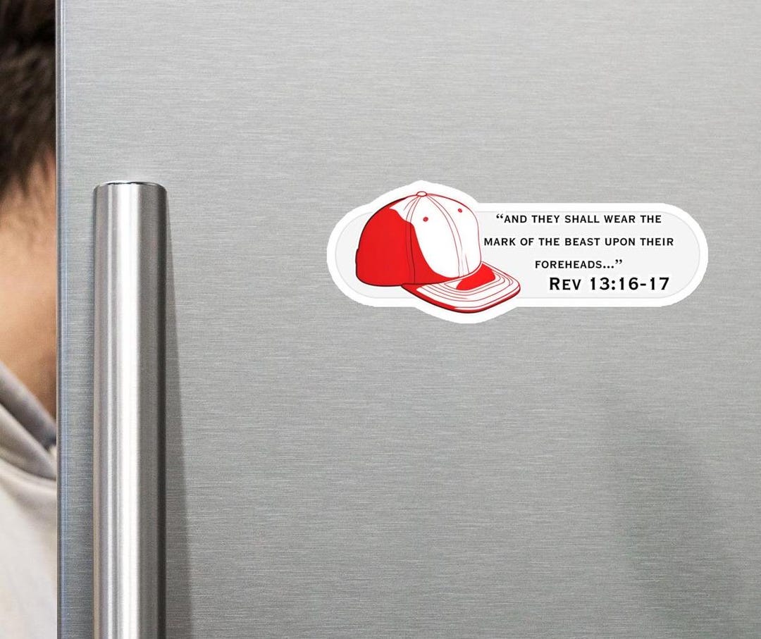 Mark of the MAGA Beast Magnet - Etsy