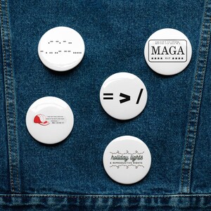 Set of Subtle Political Anti-trump Equal Rights Pins Buttons - Etsy
