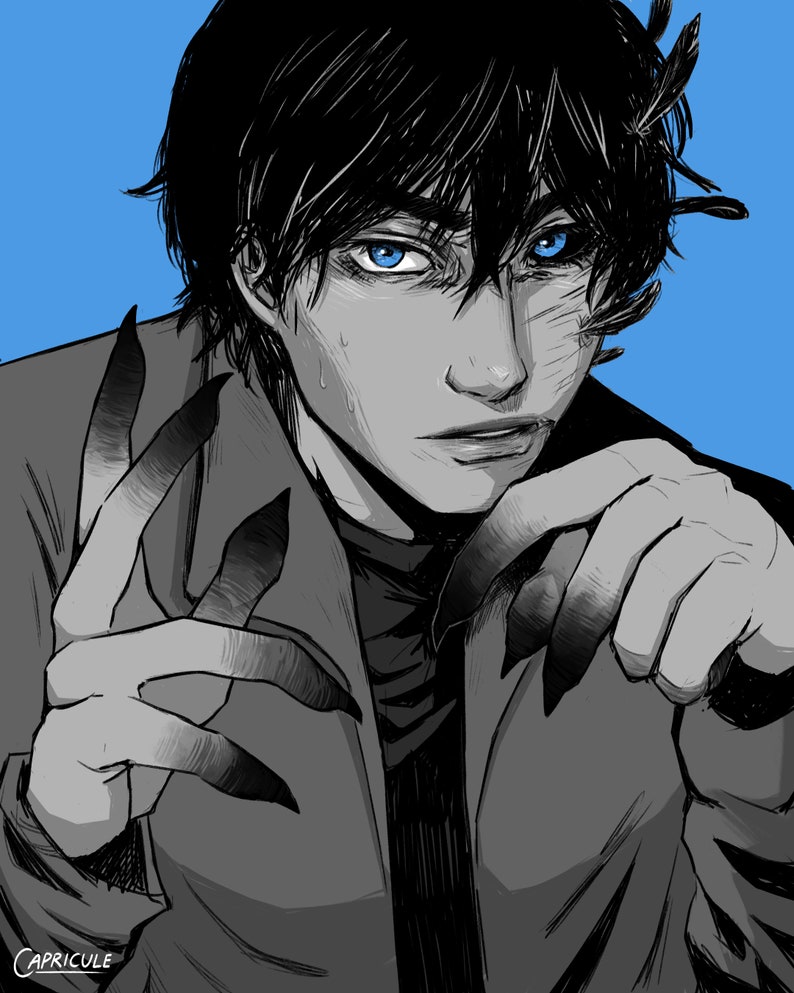 Custom Digital Character Portrait Art Commission simple Colour - Etsy