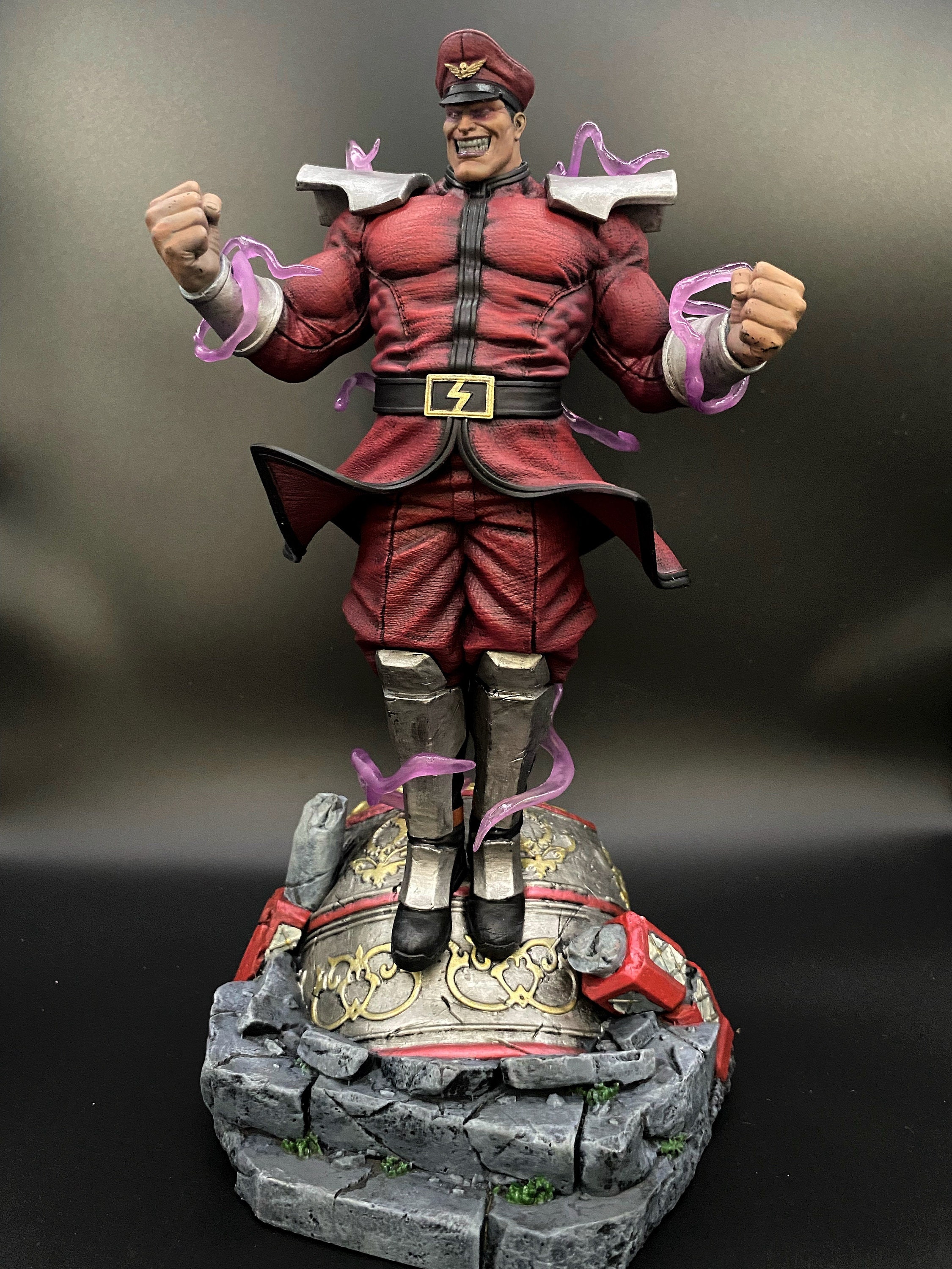 Street Fighter M.bison 8K Resin Print Custom Paint 1/10 Scale - Etsy