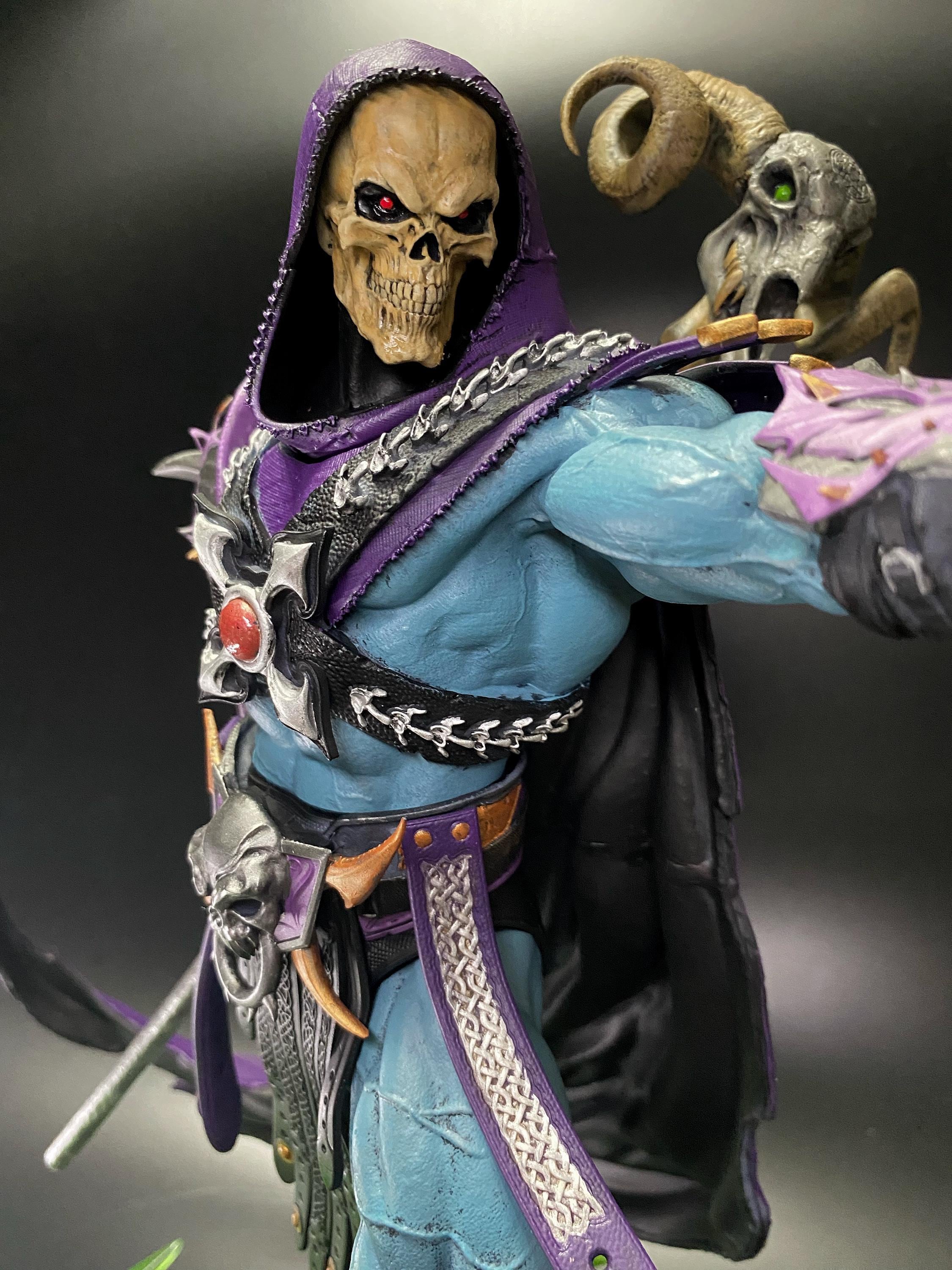 Skull Villain 14K Resin 3D Print Collectible Statue - Etsy
