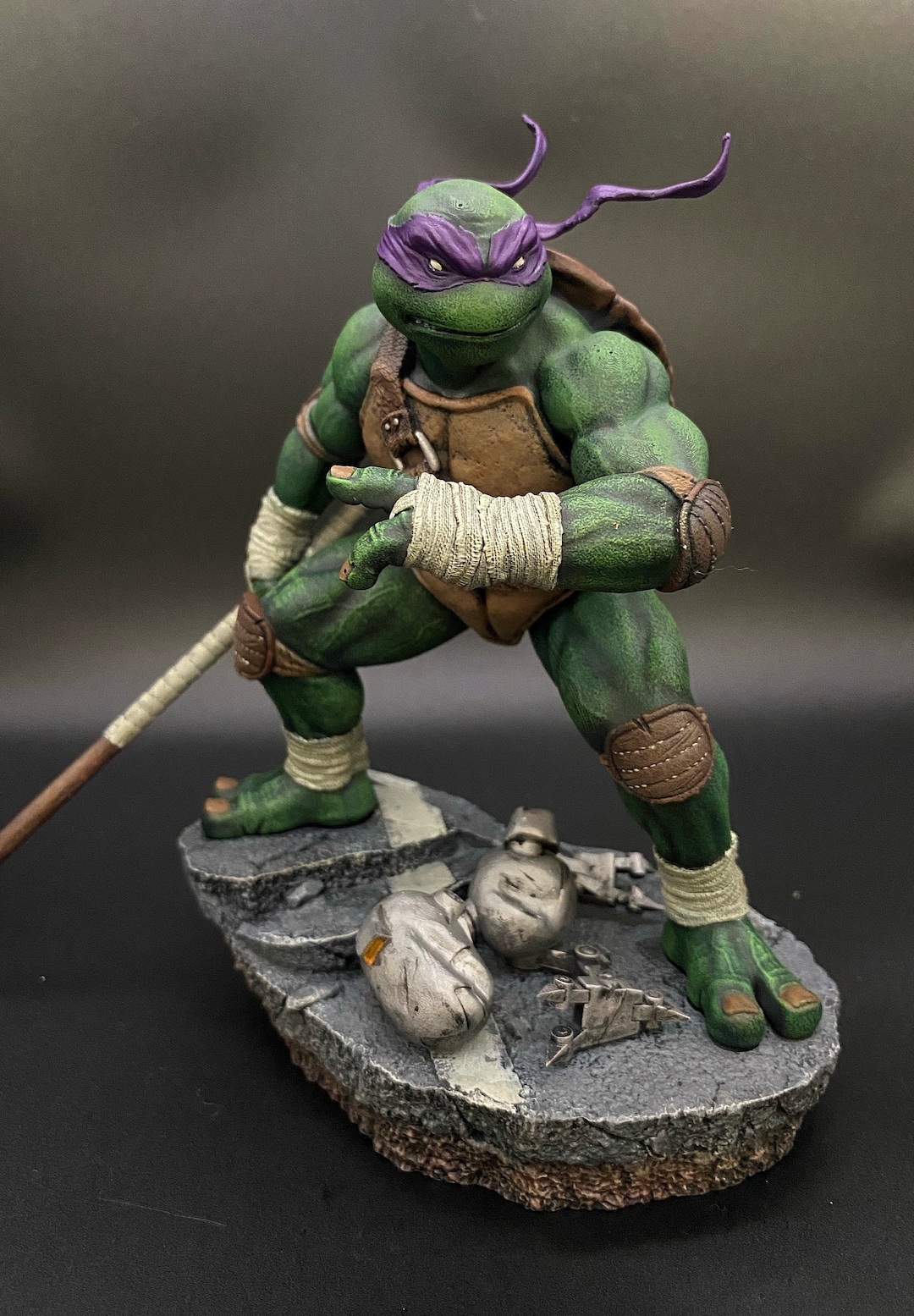 Purple Ninja 8K Resin Print Custom Paint 1/10 Scale - Etsy