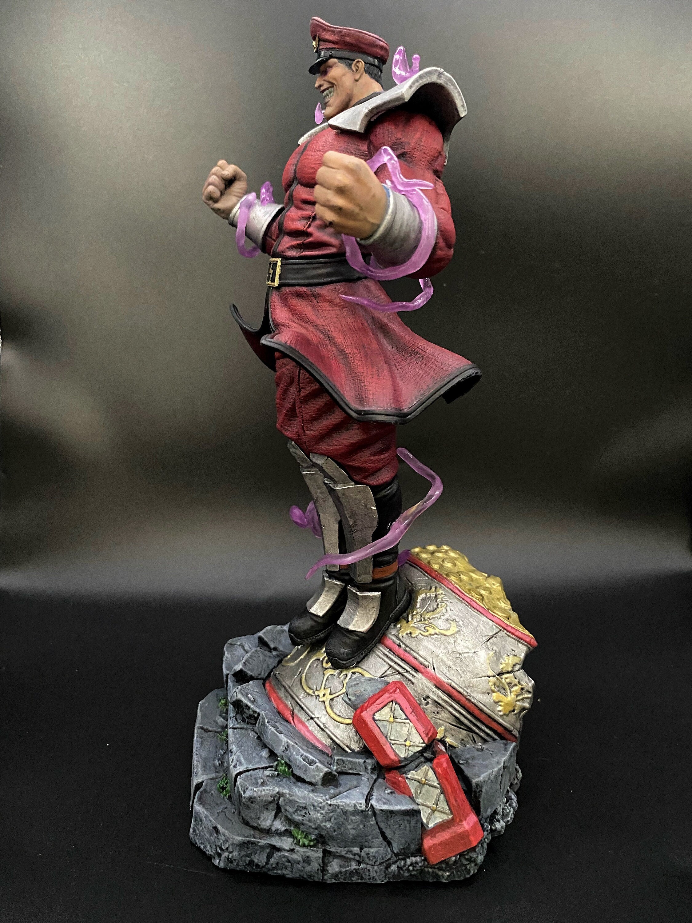 Street Fighter M.bison 8K Resin Print Custom Paint 1/10 Scale - Etsy