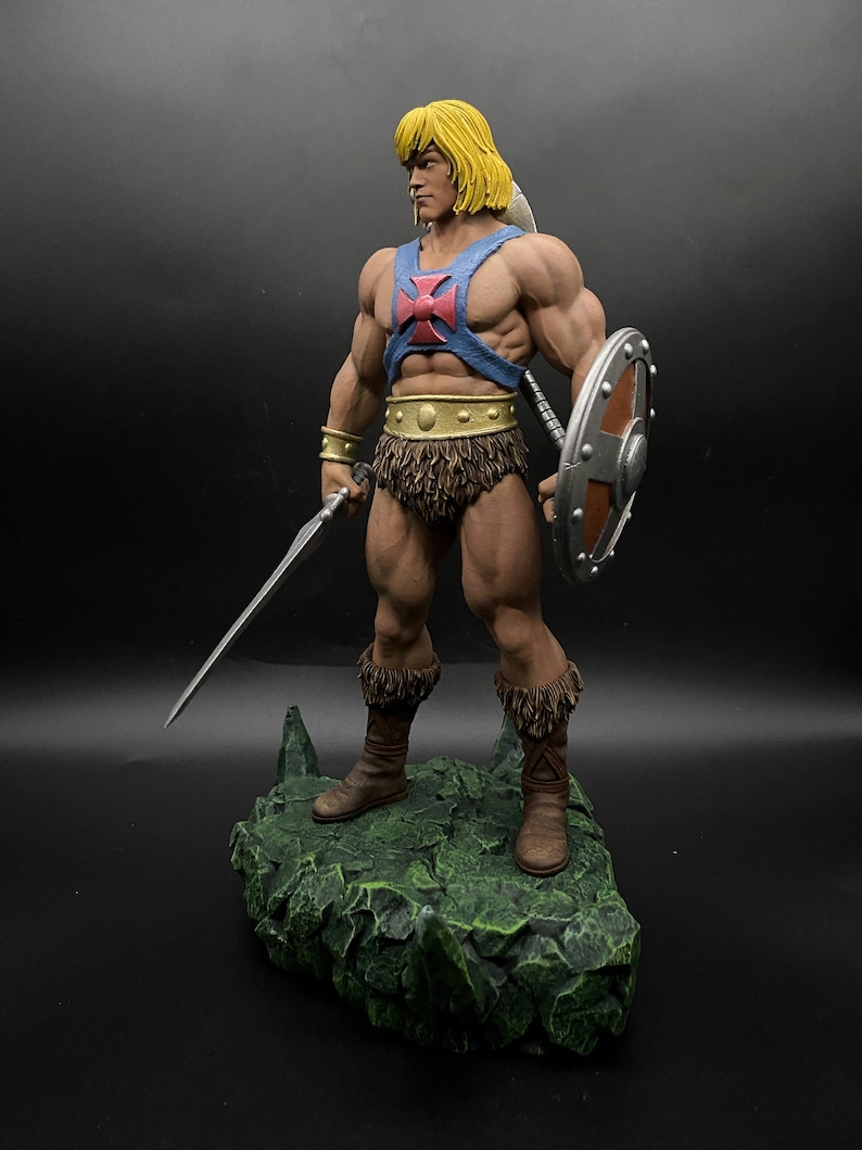 Strong Man 14K Resin Print Custom Paint 1/10 Scale - Etsy
