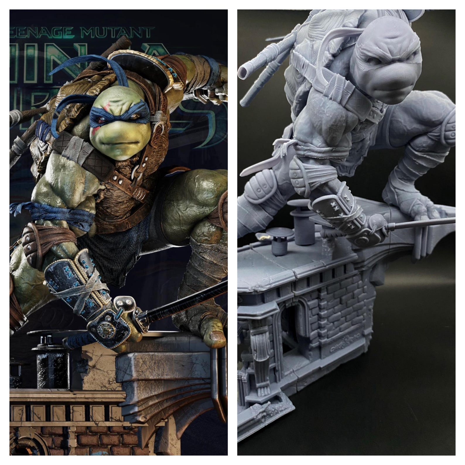 Leo 8K Resin 3D Print Unpainted 1/6 Scale Custom Gift for Him - Etsy