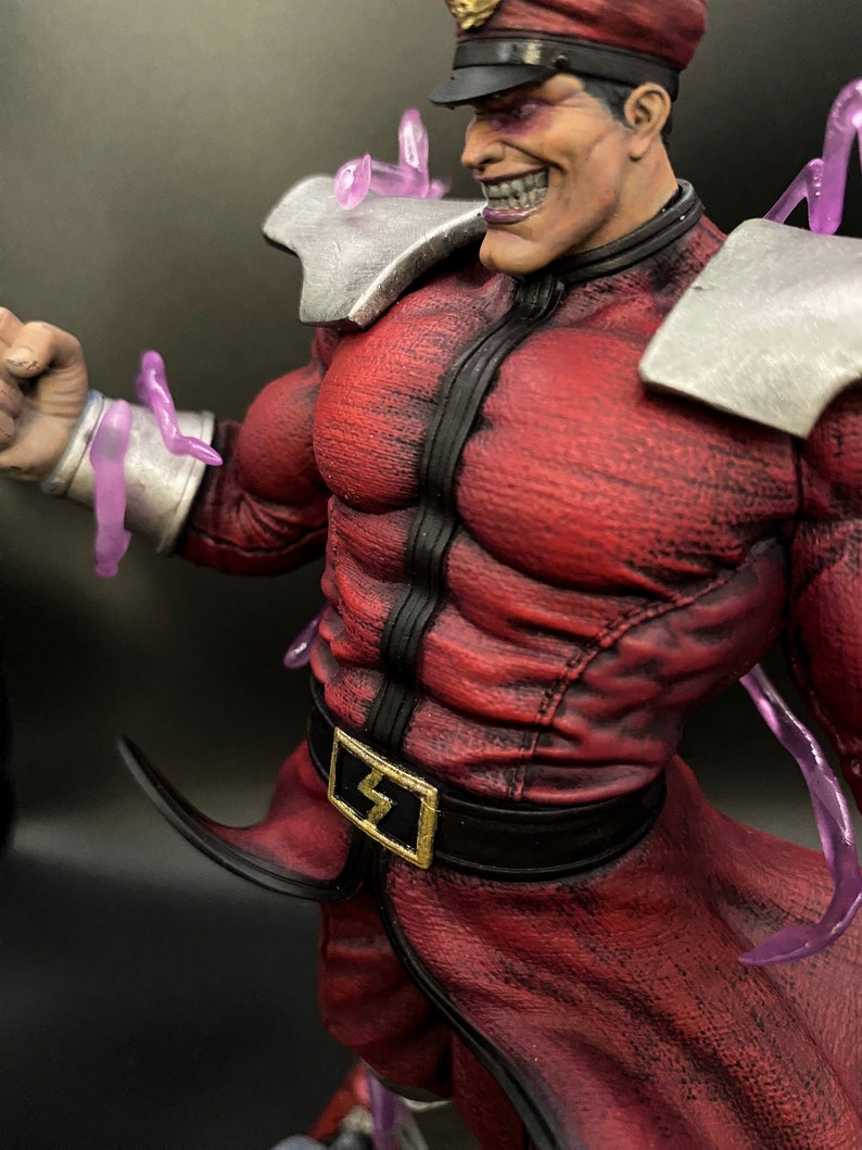 Street Fighter M.bison 8K Resin Print Custom Paint 1/10 Scale - Etsy