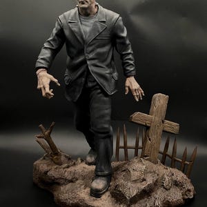 Frankenstein 14K Resin 3D Print Horror Collectible Statue - Etsy