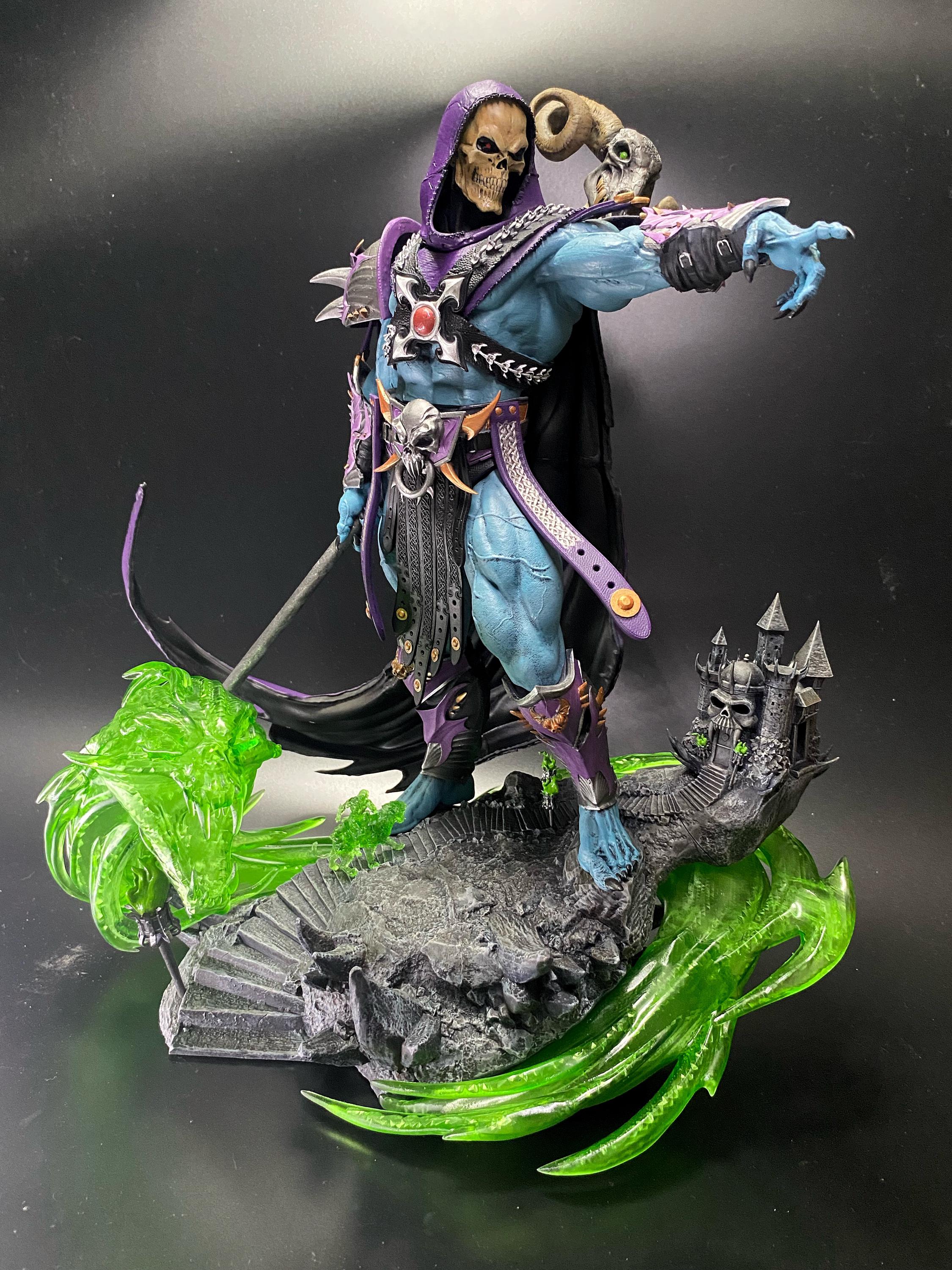 Skull Villain 14K Resin 3D Print Collectible Statue - Etsy