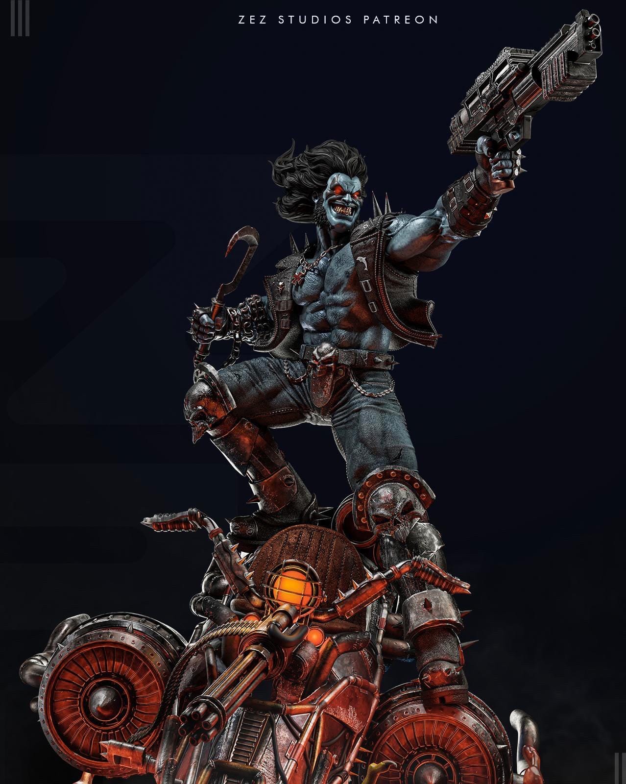 Pre-order Lobo 14K Resin 3D Print 1/8-1/6 Scale - Etsy