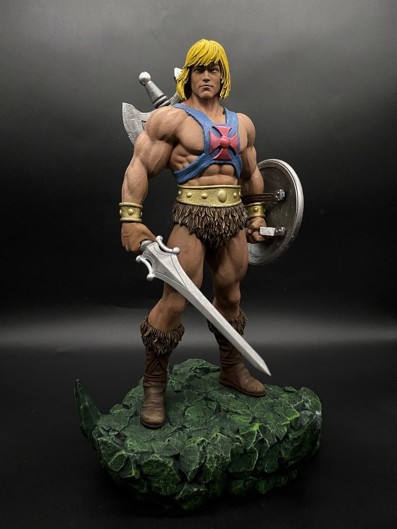 Strong Man 14K Resin Print Custom Paint 1/10 Scale - Etsy