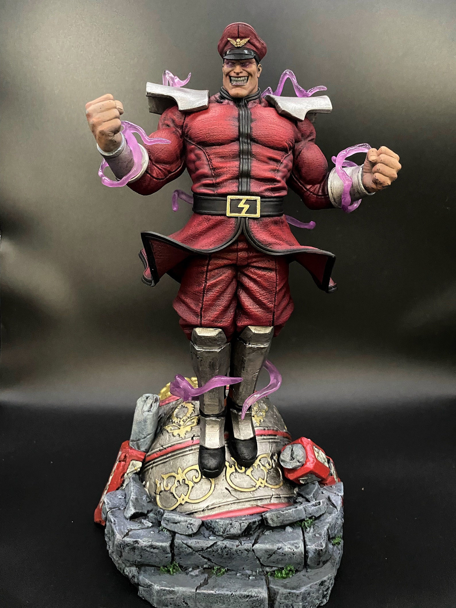 Street Fighter M.bison 8K Resin Print Custom Paint 1/10 Scale - Etsy