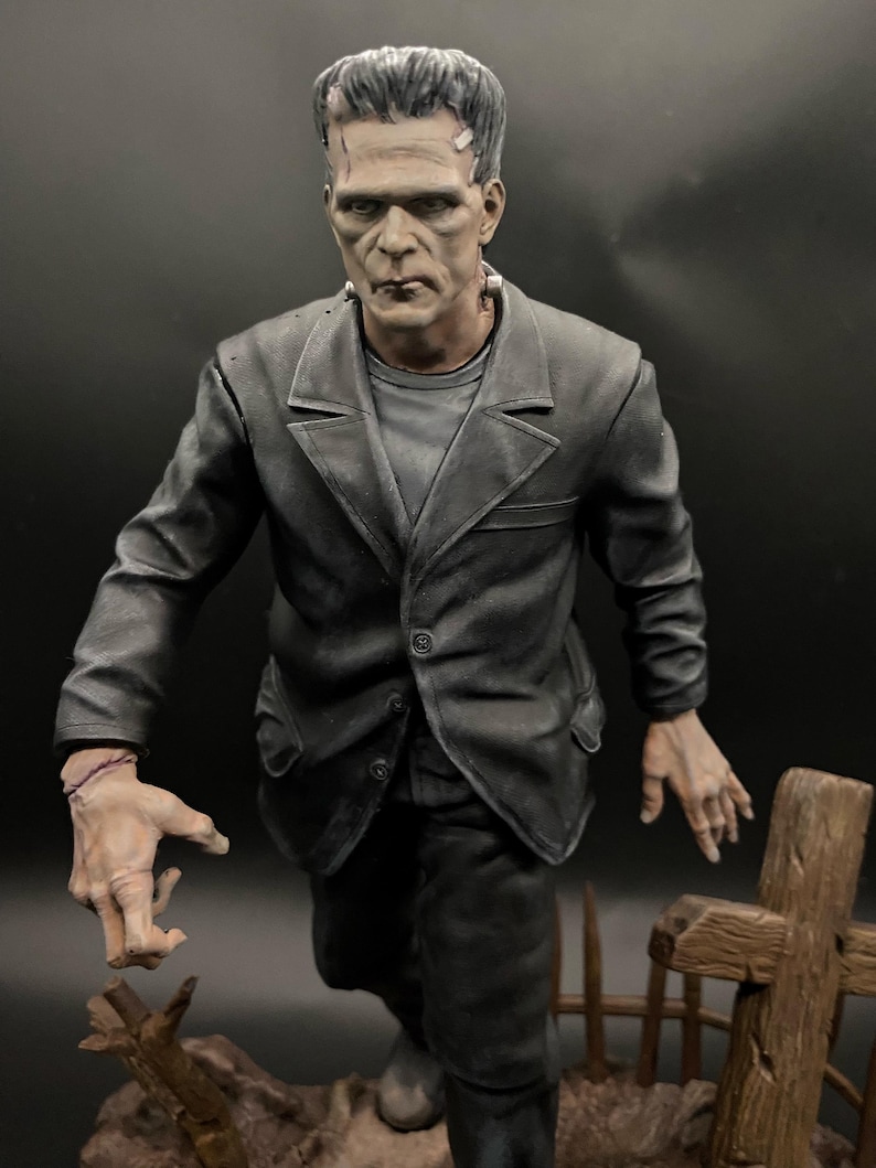 Frankenstein 14K Resin 3D Print 1/8 Scale 25 Cm Horror Figure - Etsy