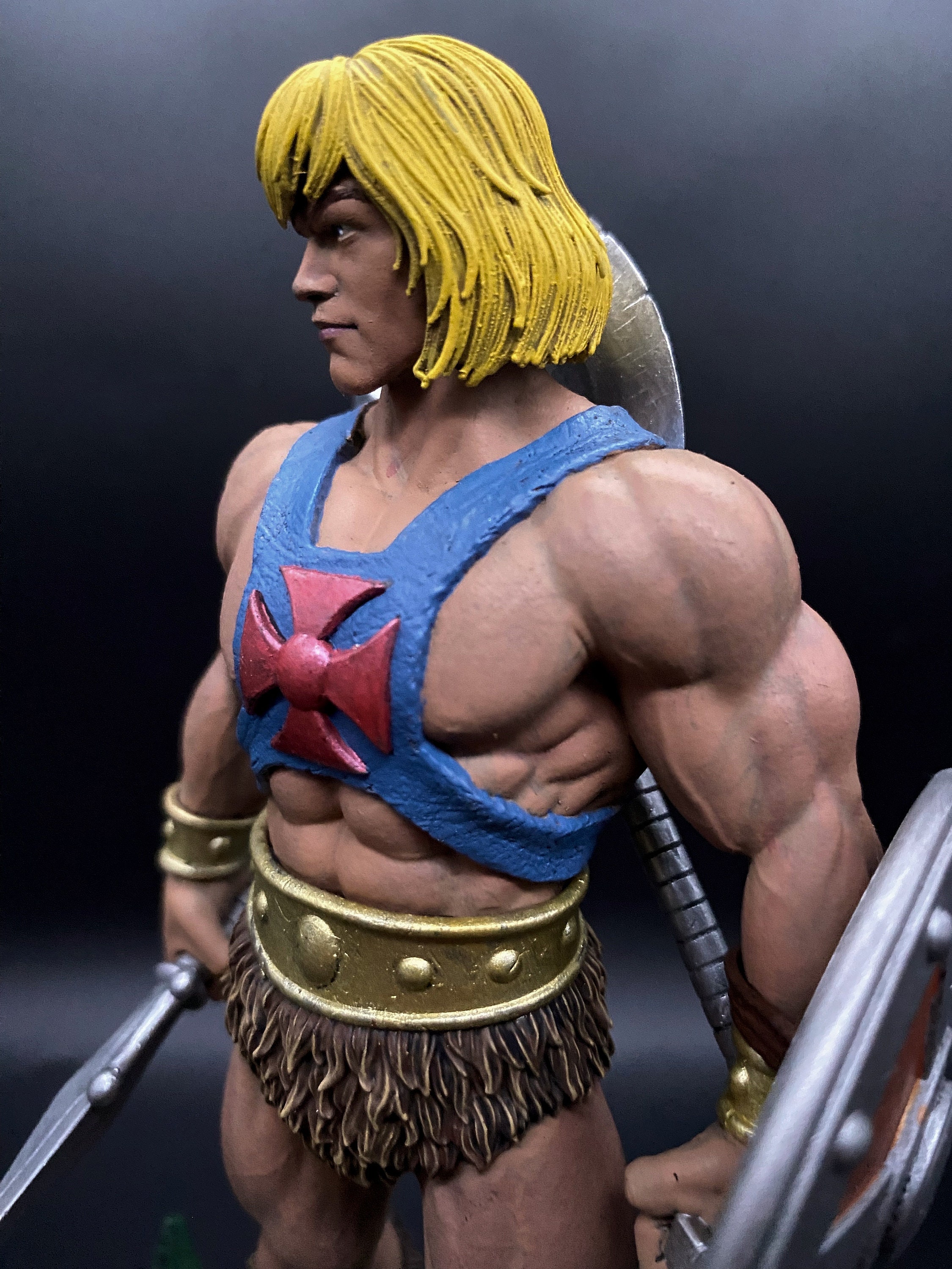 Strong Man 14K Resin Print Custom Paint 1/10 Scale - Etsy